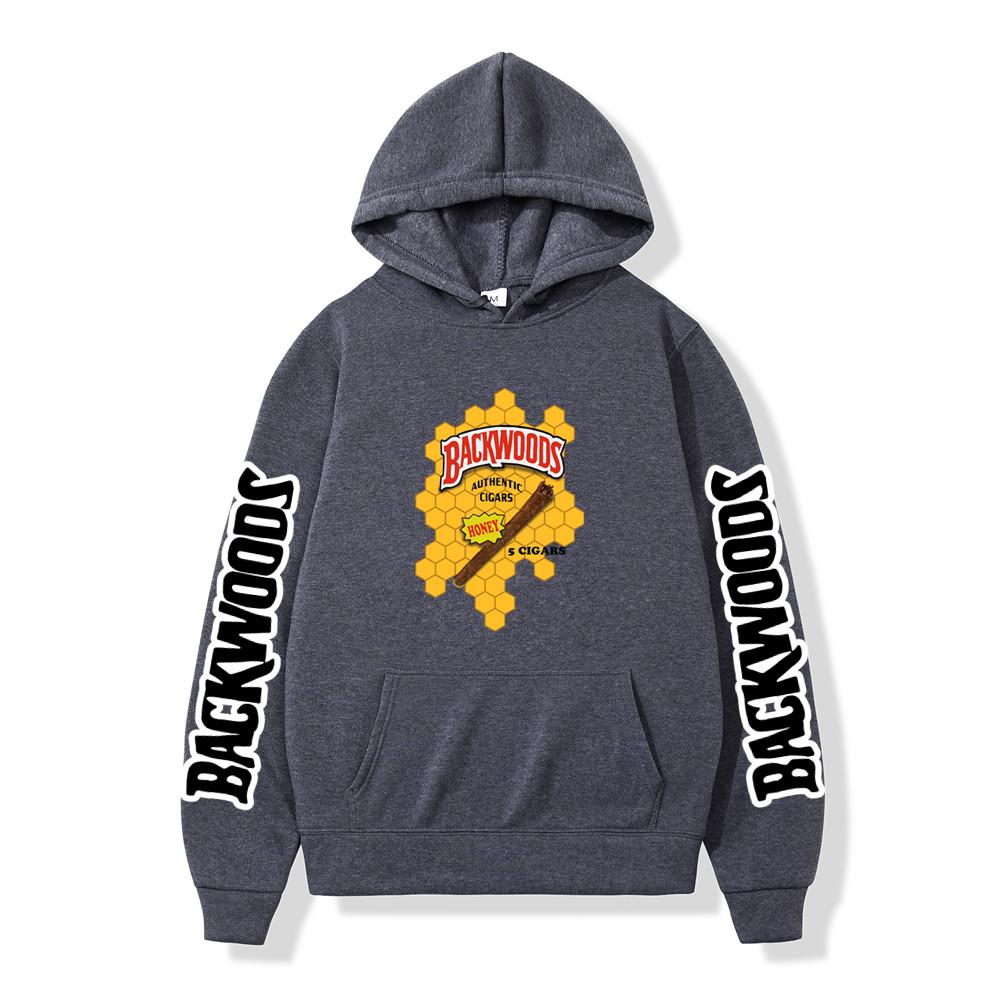 Winter Fashion Backwoods Print Sweatshirt Men Hoodies Pullover Hooded ...