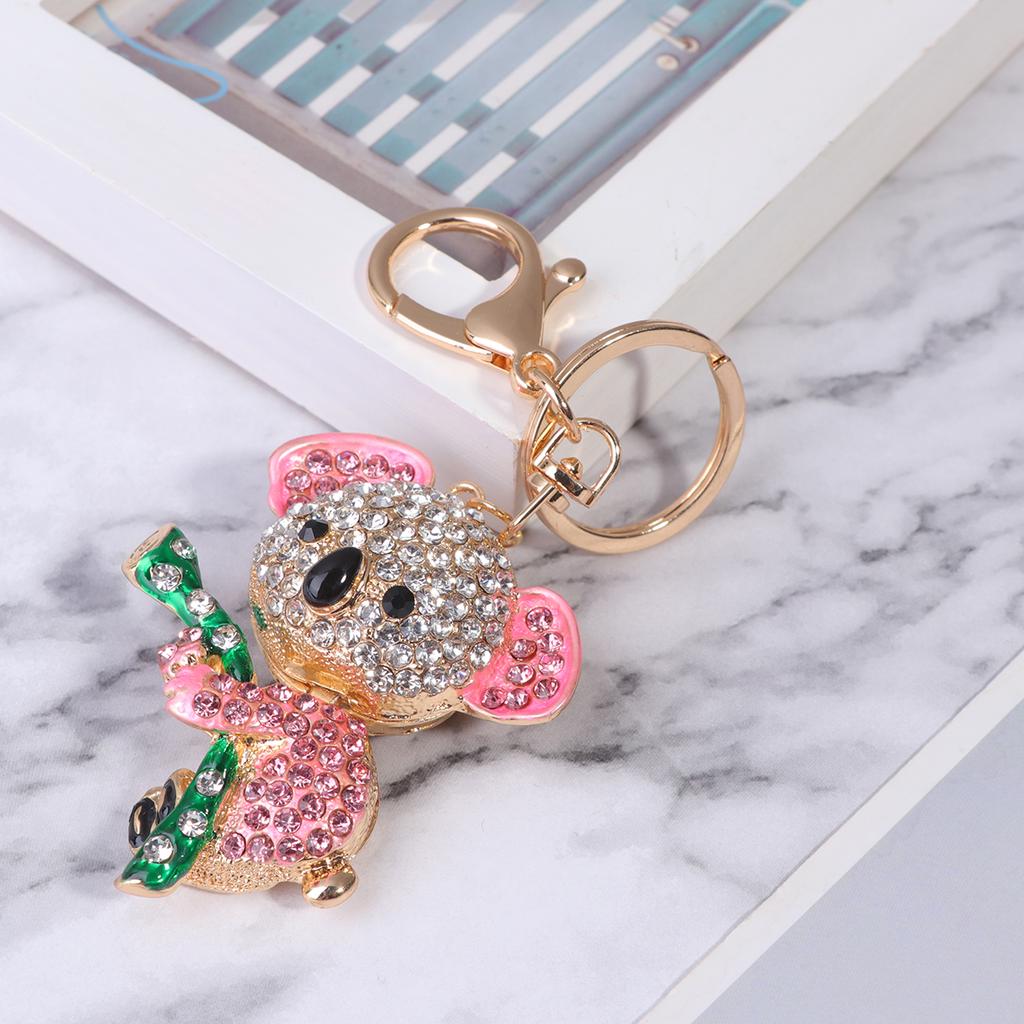 Buy 1PC Car Key Chain Cartoon Koala Bear Keychain for Colleagues at ...