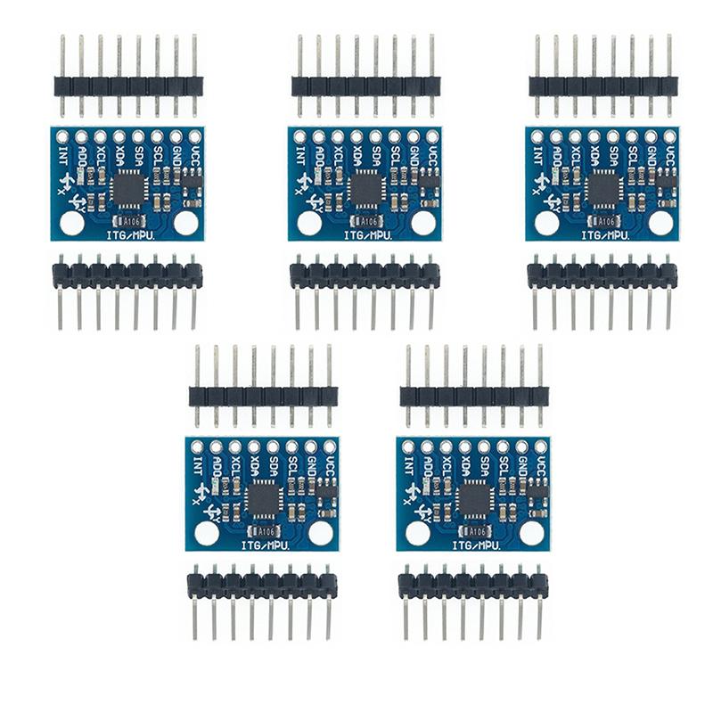 Buy 1/2/3/4/5/10 pcs MPU-6050 GY-521 3 Axis Gyroscope + Accelerometer ...