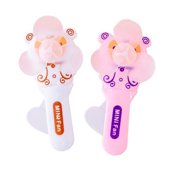 Buy Plastic Handheld Fan Practical Safe Soft Blades Panda Cooler at ...