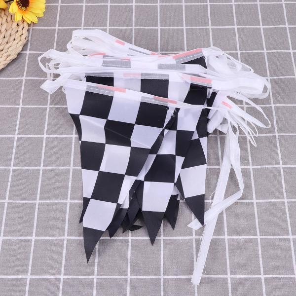 Buy 21pcs Black and White Chequered Formula One F1 Racing Banners ...