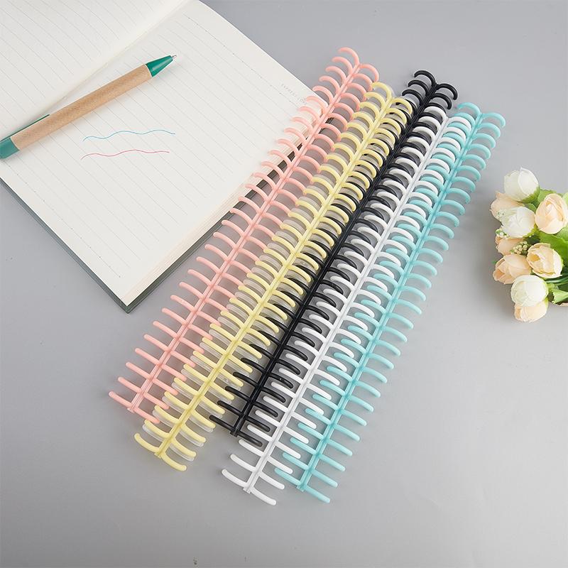 1Pcs Plastic Binders Ring Binding Spines For Diy Paper Notebook Album ...
