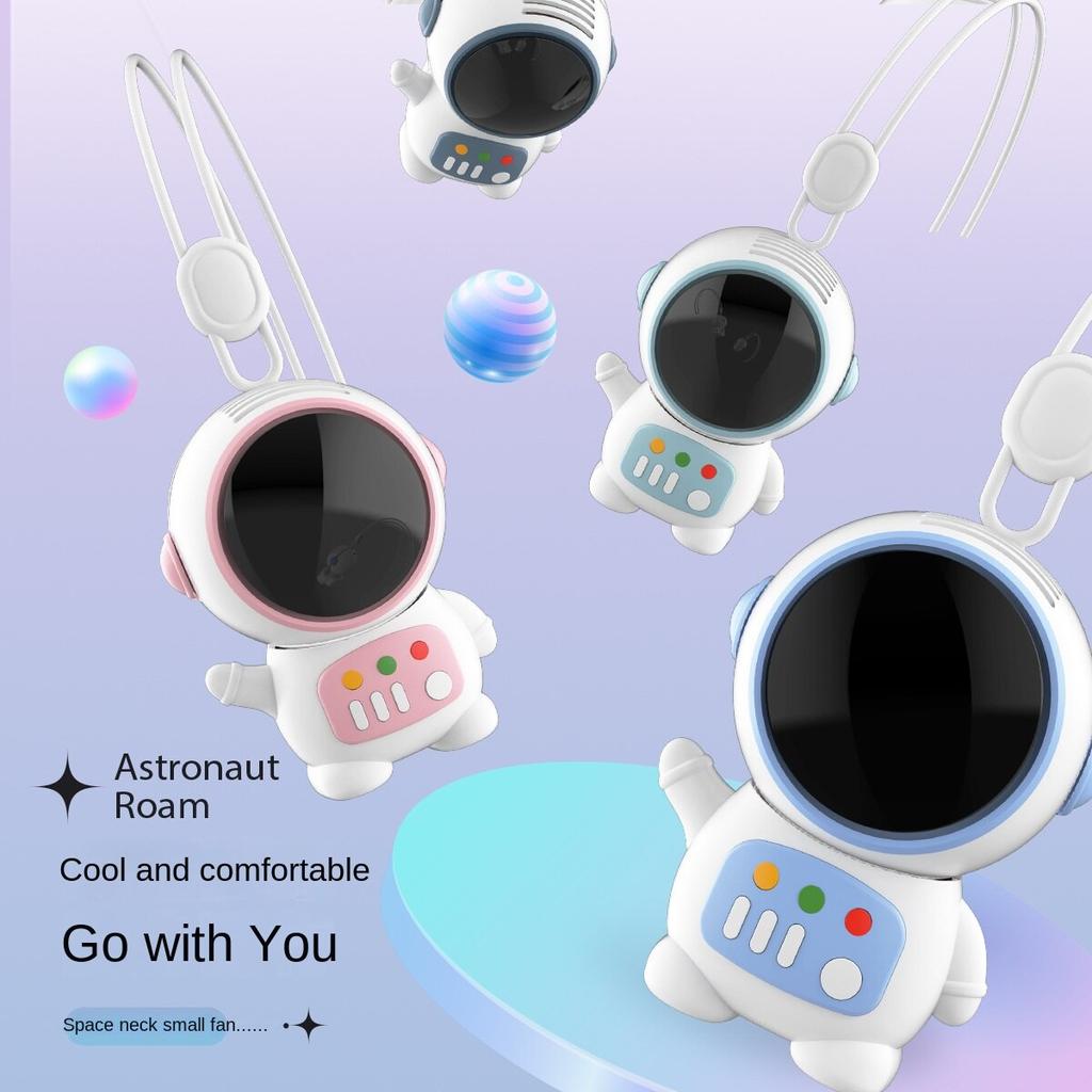 Buy Cartoon Spaceman Bladeless Fan Astronaut USB Charging Portable Mini ...