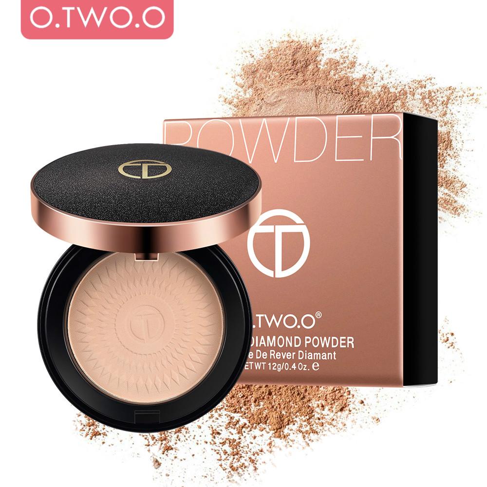 O.TWO.O Natural Face Powder Mineral Foundations Oil-control Brighten ...