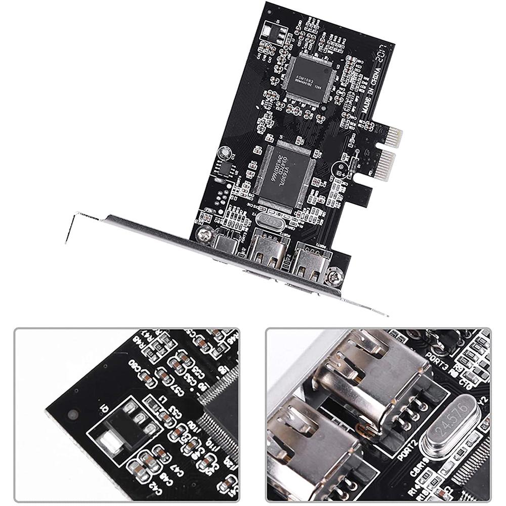 💰Kjøp PCI E PCI Express FireWire Card IEEE 1394 Controller Card with ...