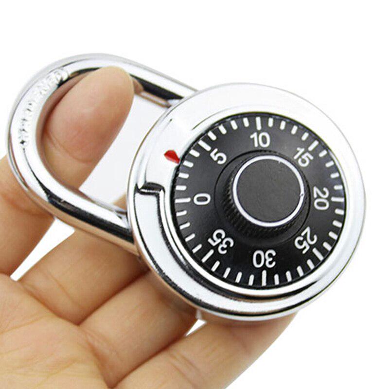 Buy Turntable Password Lock Alloy Disc Plating Shell Chassis Locks ...