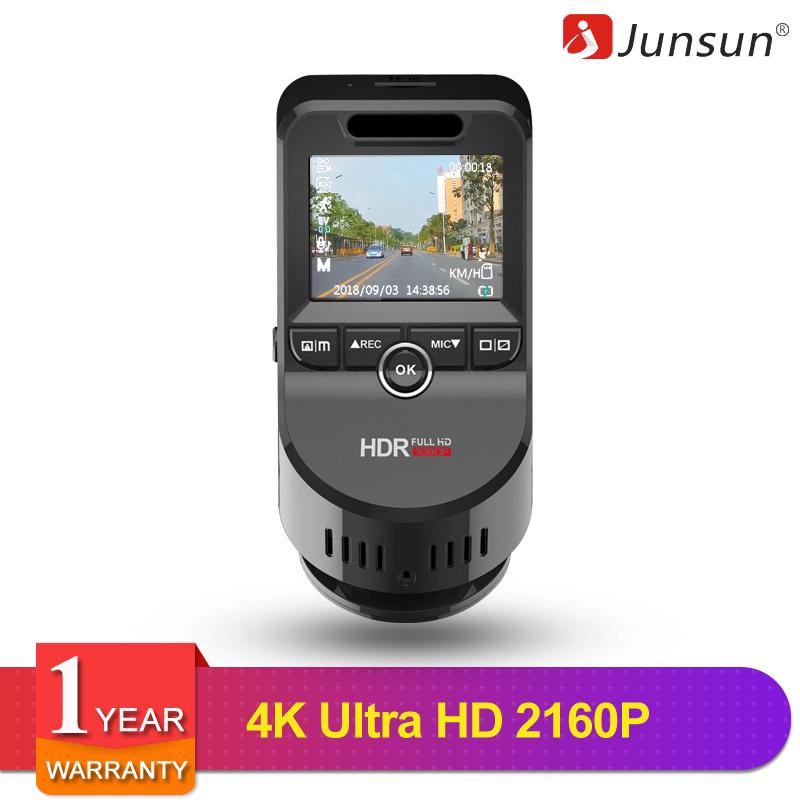Junsun 4K Ultra HD 2160P Auto Dash Cam GPS DVR Kamera Dual-Objektiv ...