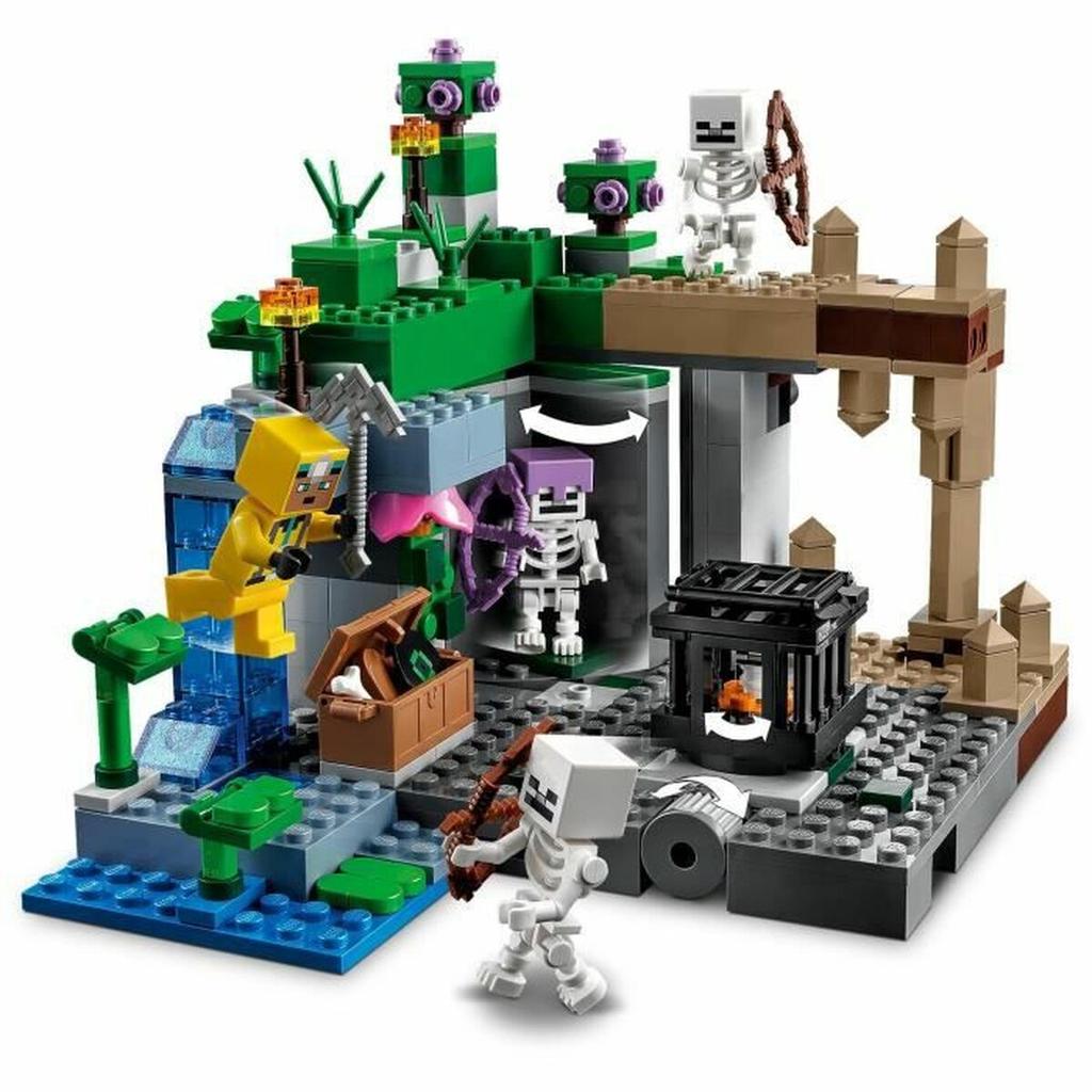 Cheap Lego Playset 21189 Minecraft The Skeleton Dungeon (364 Pieces) | Joom