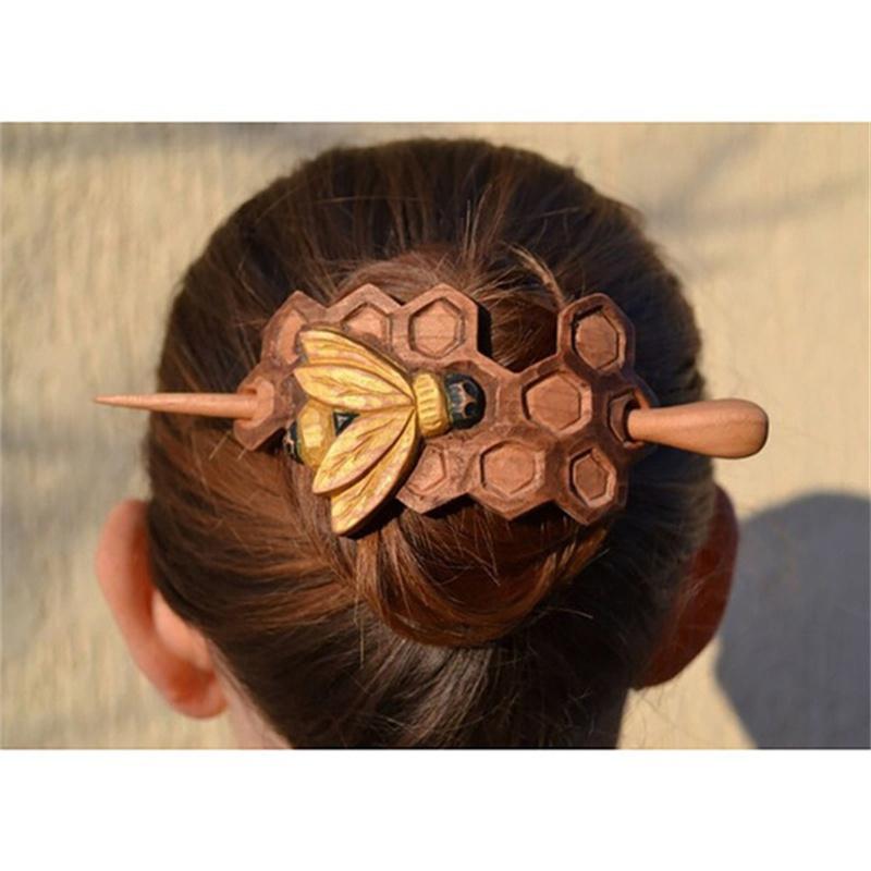 Wooden Hair Pins