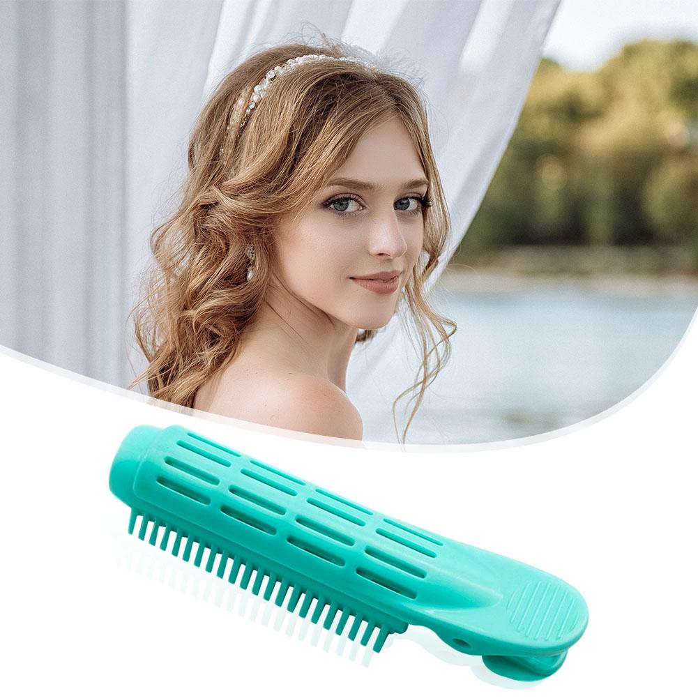 Buy Natural Plastic Hair Root Fluffy Clip Bangs Curly Hair Styling Clip ...