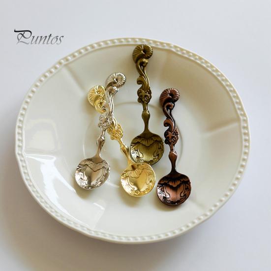 5Pcs Rust Proof Multifunction Coffee Spoon Retro Chic Alloy Dessert ...