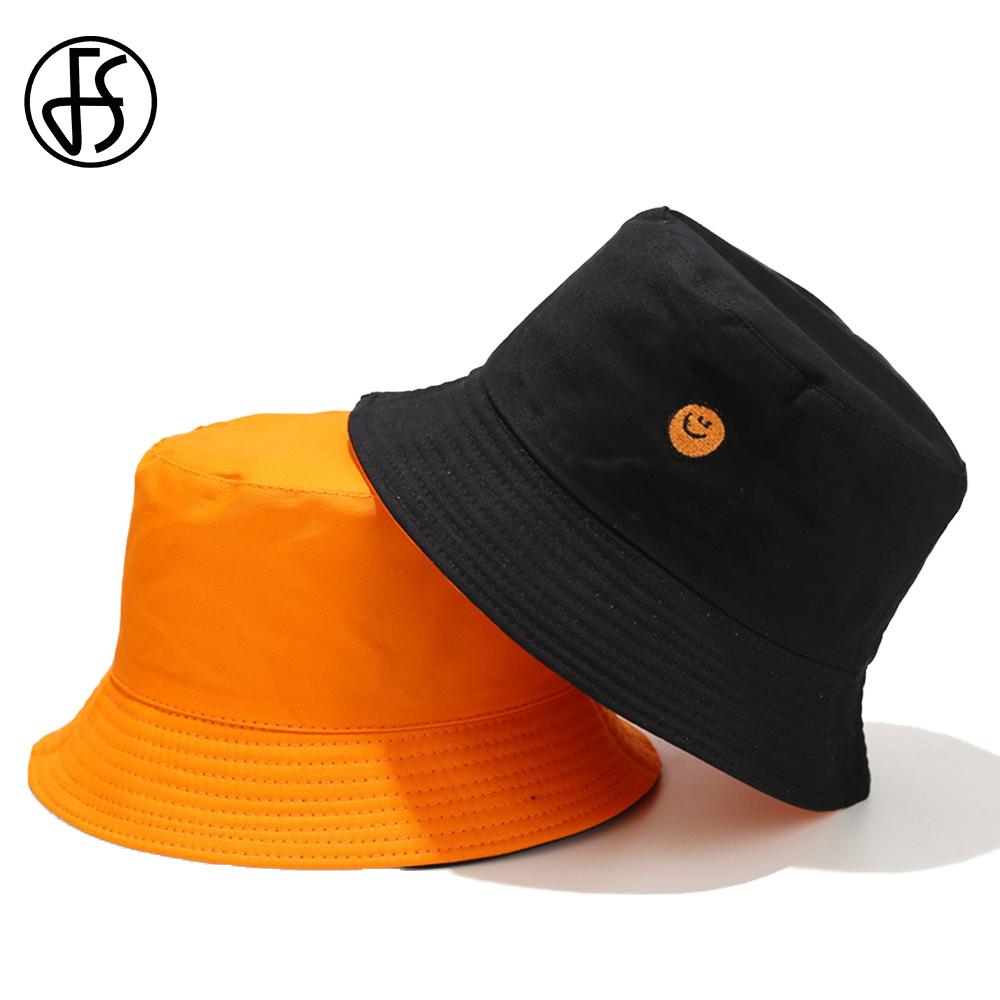 Kjøp FS New Orange Bucket Hat For Women Men Summer Panama Hat Leisure ...