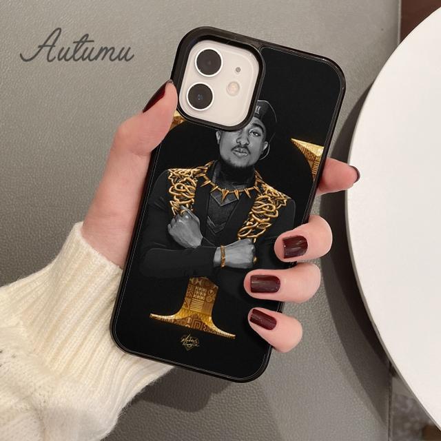 Buy 2pac Tupac Shakur Rap Rapper Phone Case for iPhone 11 12 13 14 Pro ...
