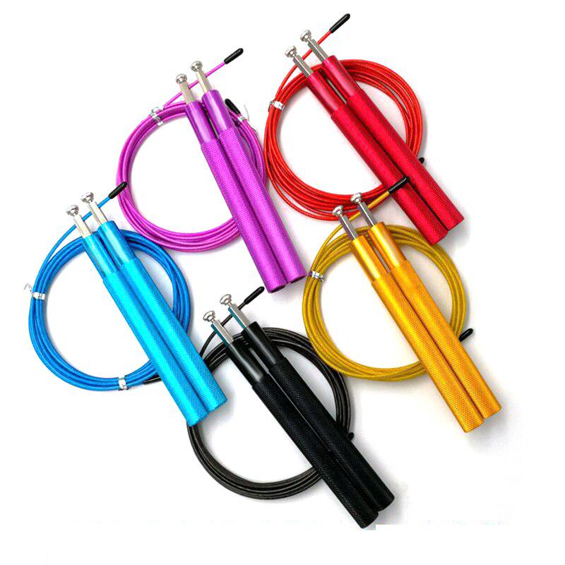 Buy Steel Wire Skipping Skip Adjustable Jump Rope Crossfit Fitnesss ...