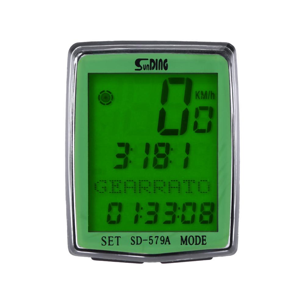 Buy SUNDING SD-579A Bicycle Computer Backlit Bike Cycling Speedometer ...