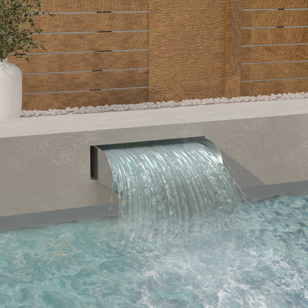 Cheap Waterfall with LEDs 60x34x14 cm 304 stainless steel | Joom