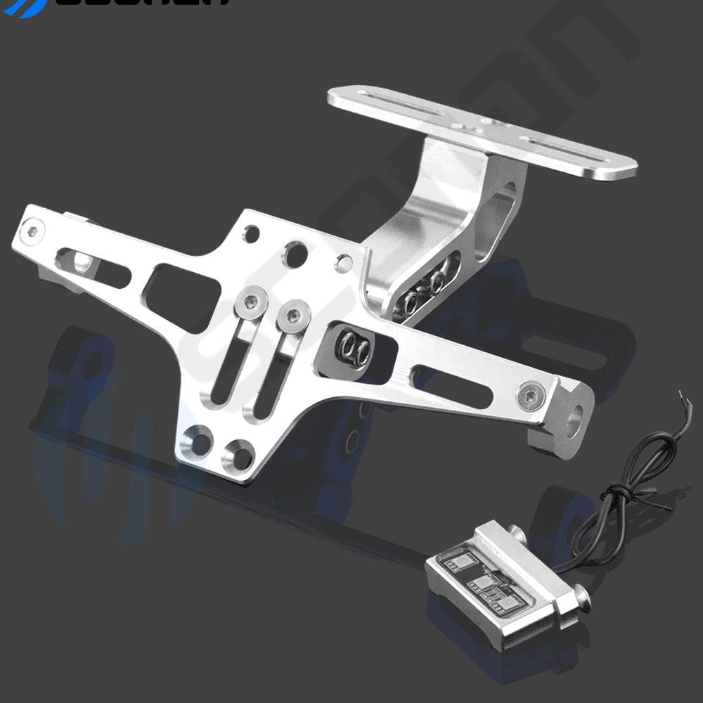 Cheap Motorcycle Rear License Plate Mount Holder and Turn Signal Lights ...