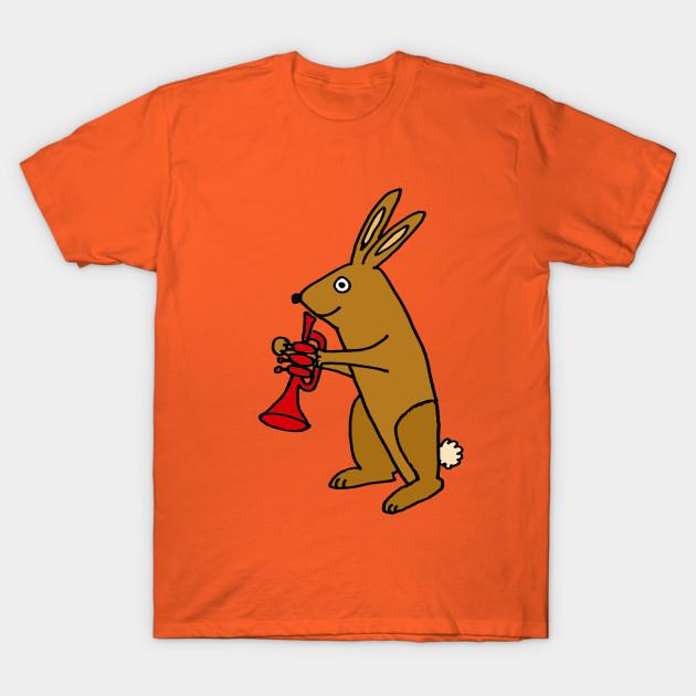 Buy Harajuku Funny 100% Cotton Tees Funny Funky Cute Brown Bunny Rabbit ...