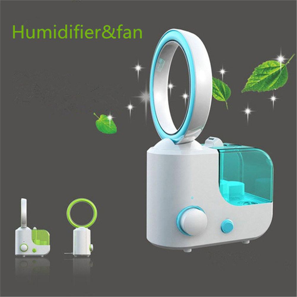 Useful Bladeless Fan with Air Humidifier Aroma Diffuser Ultrasonic Mist ...