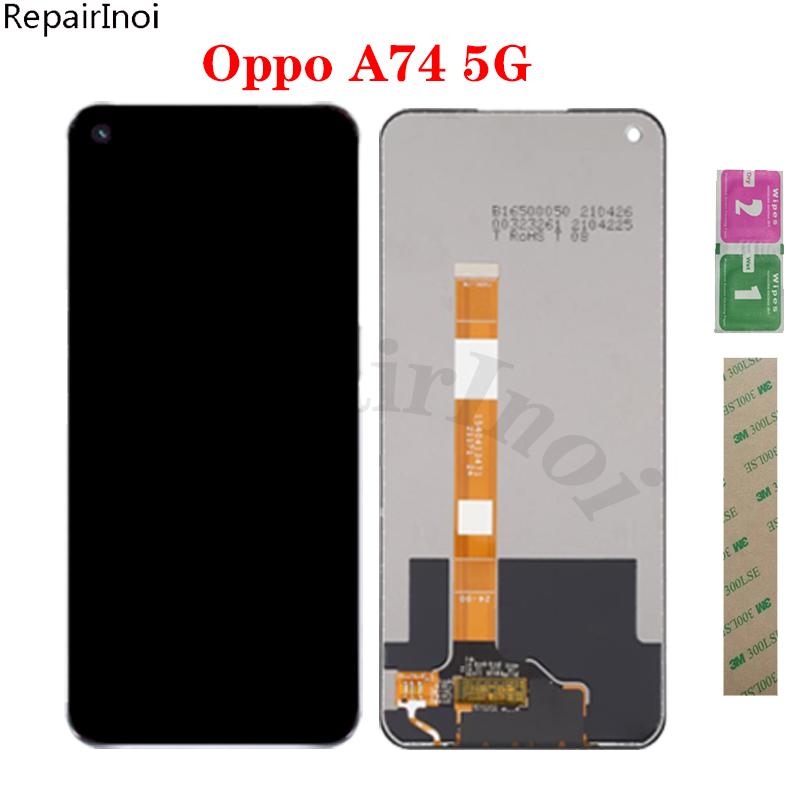 Oppo A74 4G CHP2219 / A74 5G CPH2197 CPH2263 LCD Ekran Ekran Dokunmatik Panel Sayısallaştırıcı ...