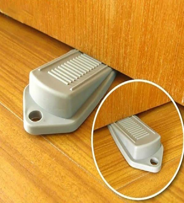 Buy Large Rubber Door Stopper Wedge Door Jam Catcher Block Home Office ...