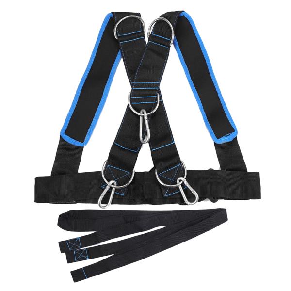 Buy 1PC Black Comfortable One Size Resistance Band Fitness Harness ...