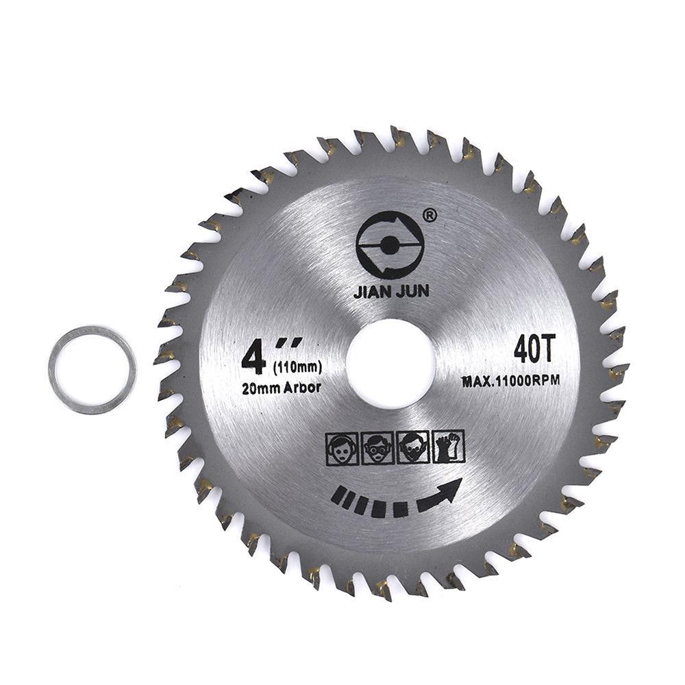 4 Inch 40T Circular Sawing Blades Wood Cutting Round Discs Hard Alloy ...