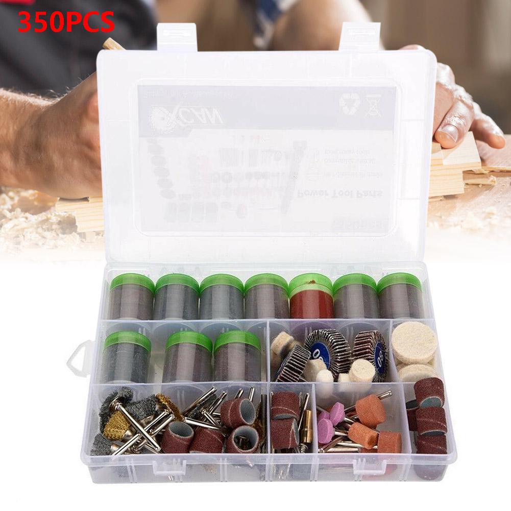 Buy 350Pcs Rotary Tools Accessories Bit Set Drill Polishing Kits For ...
