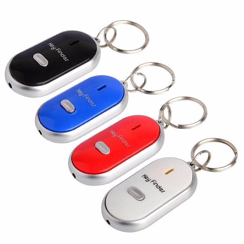 1 Pc Portable Mini Whistle Sensor Anti-Lost Key Finder LED Fashion Car ...