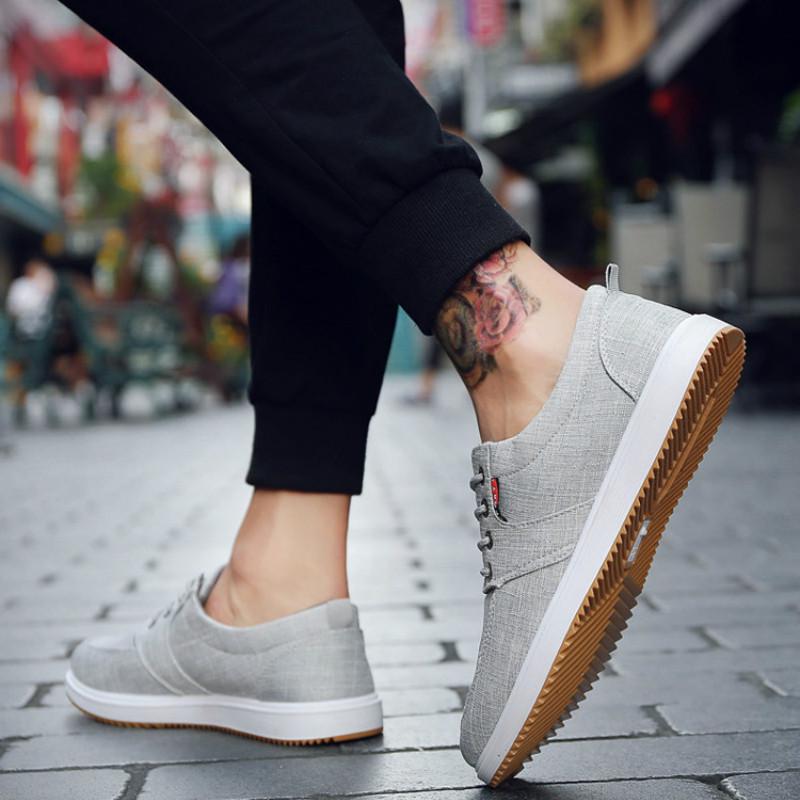 Buy JH Men's Shoes Running Sports Shoes Canvas Wild Casual Shoes at ...