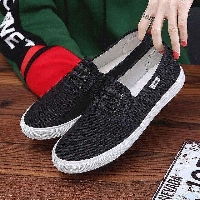 Buy Spring Shoes Men Sneakers Casual Soft Canvas Men Shoes Brand ...