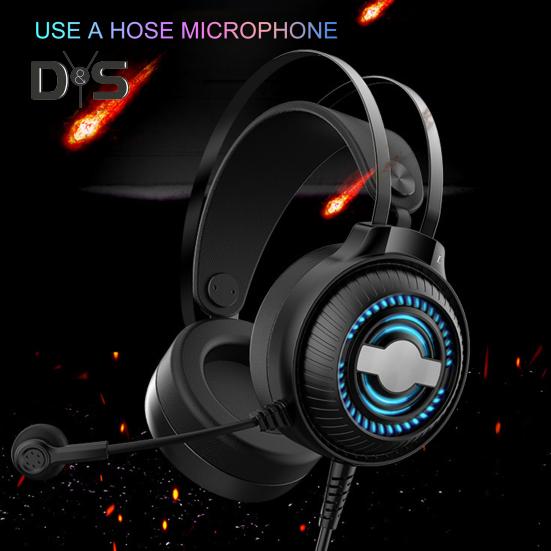 Buy Headset Hose Microphone Noise Reduction Lightweight Over Ear Stereo ...