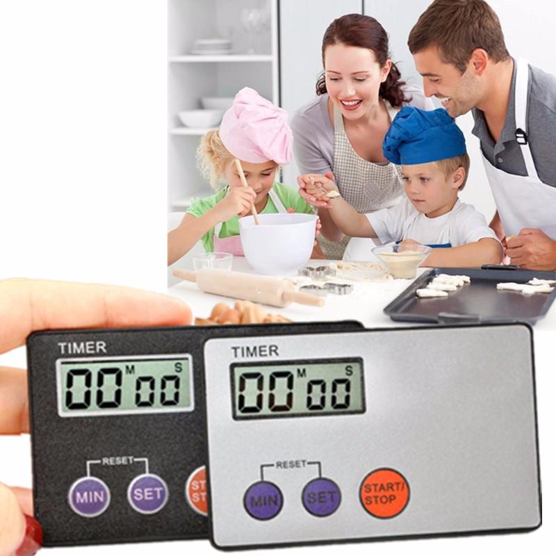 Buy Professional Home Kitchen White Utra Thin Count Down Black Cooking ...