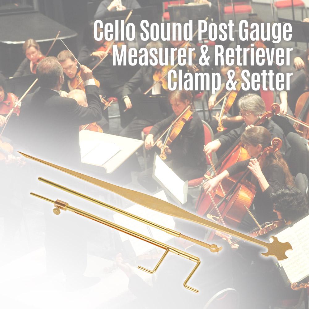 Buy Universal Cello Luthier Tools Kit Set Sound Post Gauge Measurer ...