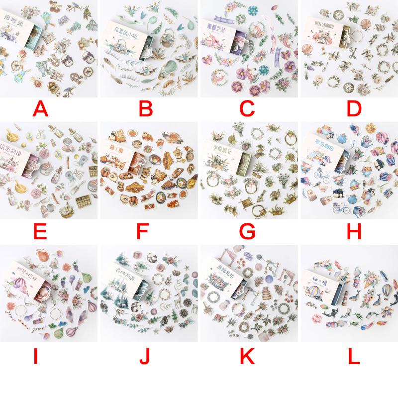 Buy 40PCS/Pack Diary Sticker Kit Planner Scrapbooking Stationery ...