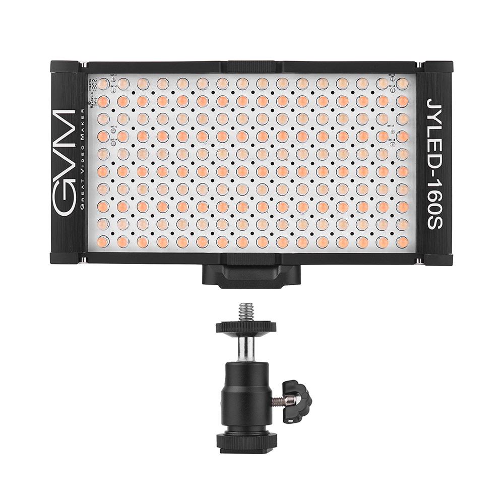 Buy GVM 160 LED Light Dimmable Ultra High Power Bi-color Temperature ...