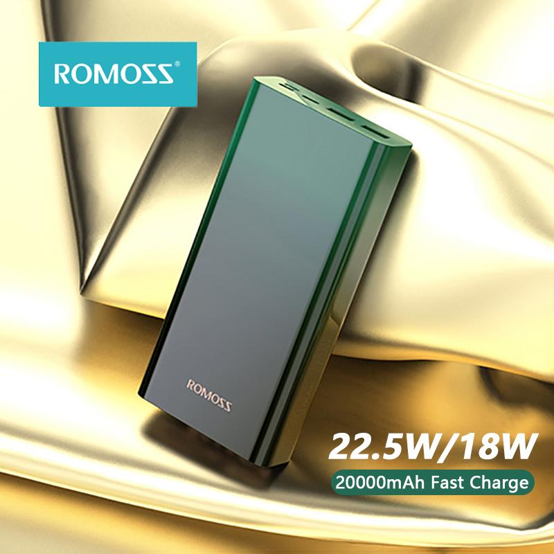 Buy ROMOSS Power Bank 22.5W 18W 20000mAh 10000mAh Super Charger Type-C ...