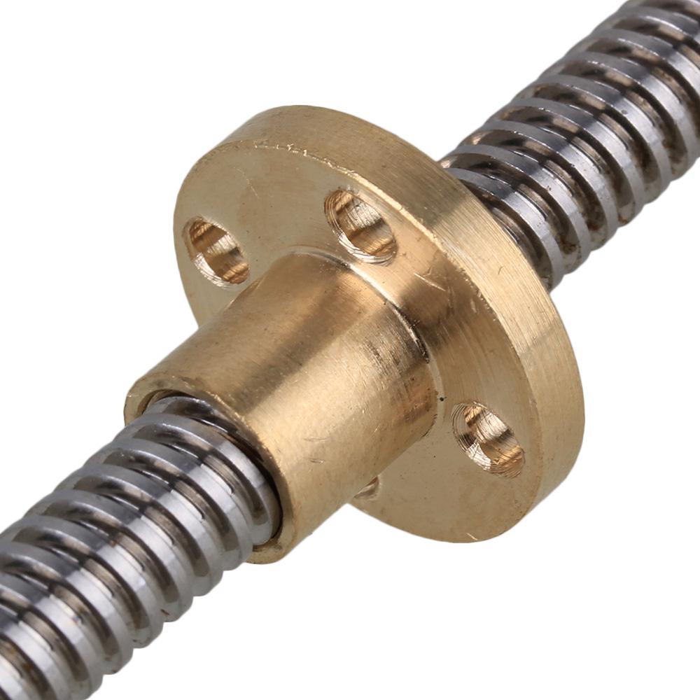 T8 L300mm Lead Screw 4mm Screw Pitch and Nut for 3D Printer Z Axis ...