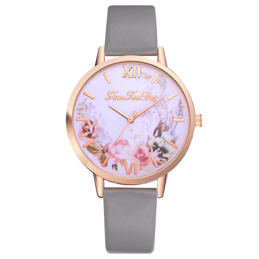 1PC Beautiful Fashion Simple Leather Belt Casual Quartz Watch uygun ...