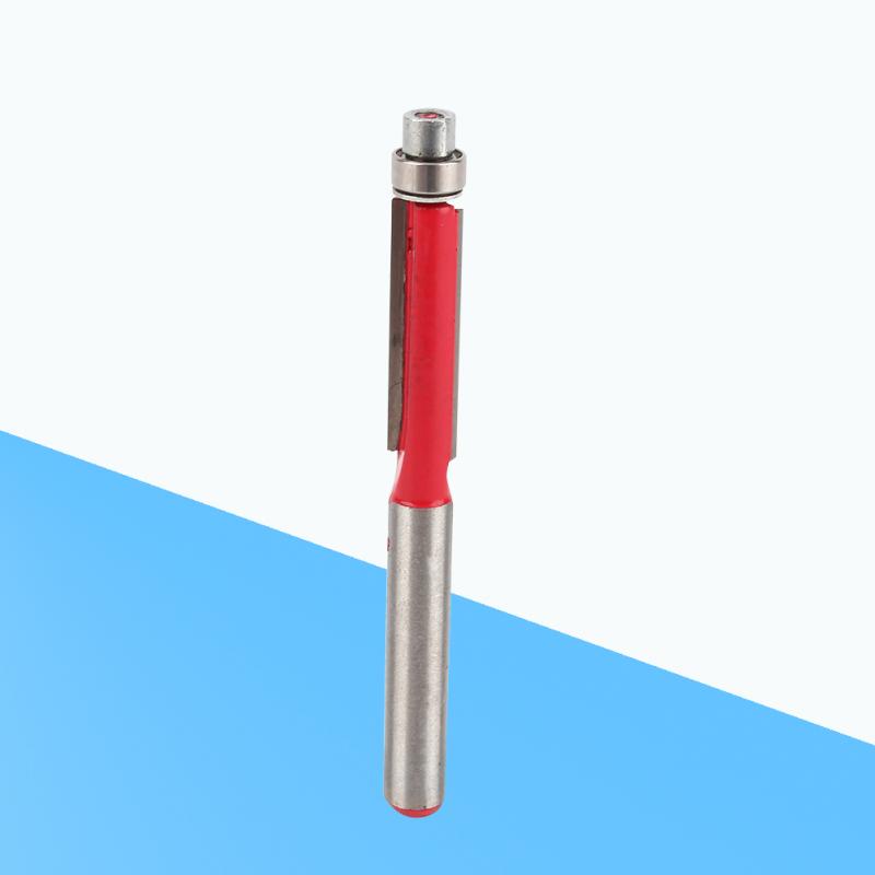 Buy Durable 1/4"End Dual Flutes Straight Shank Trim Router Flush Trim ...
