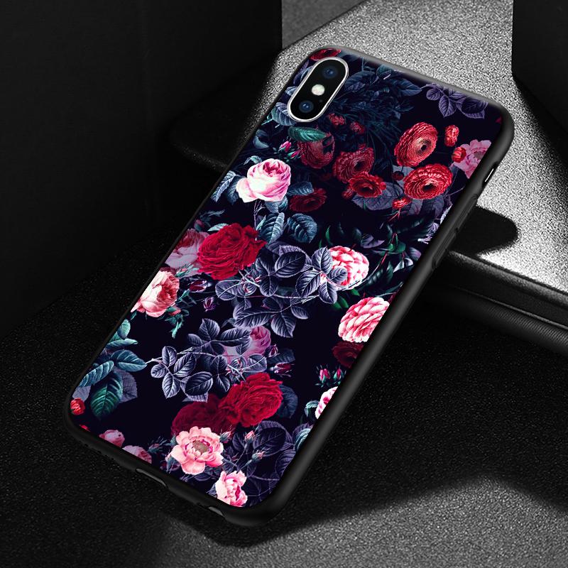 Colorful Painted With Noble Purple Flowers Pattern Cover Phone case ...