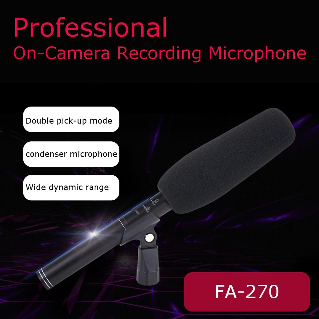 Buy Professional DSLR Camera Recording Microphone Video Audio Shotgun ...
