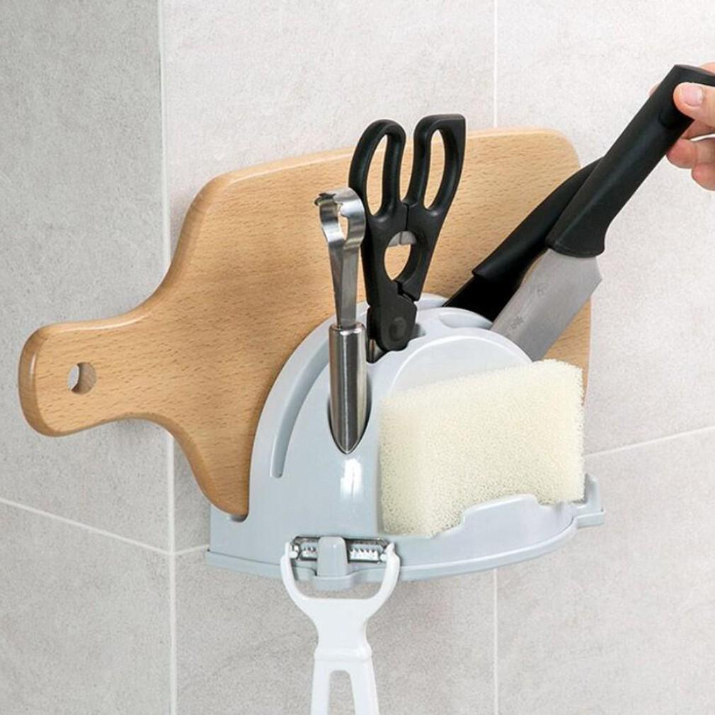 Buy Kitchen Storage Rack Hanging Rack Wall-mounted Knife Rack Chopping ...