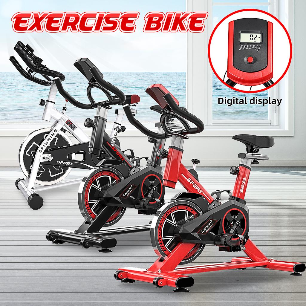 Buy Red/Black Exercise Spin Bike Professional Home Cycling Weight Loss ...