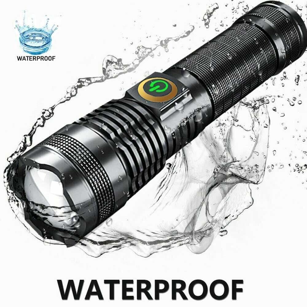 Satın alın Super Bright Aluminum Alloy Zoom Torch Power Display Camping Lamp Powerful LED ...