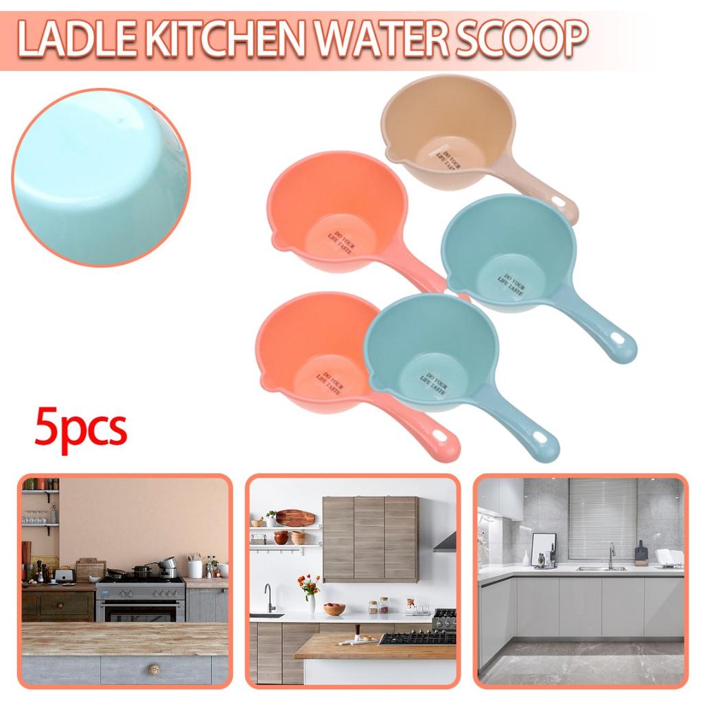 Maijiabao Plastic Water Ladle for Kitchen Long Handle Bath Ladle Dipper ...