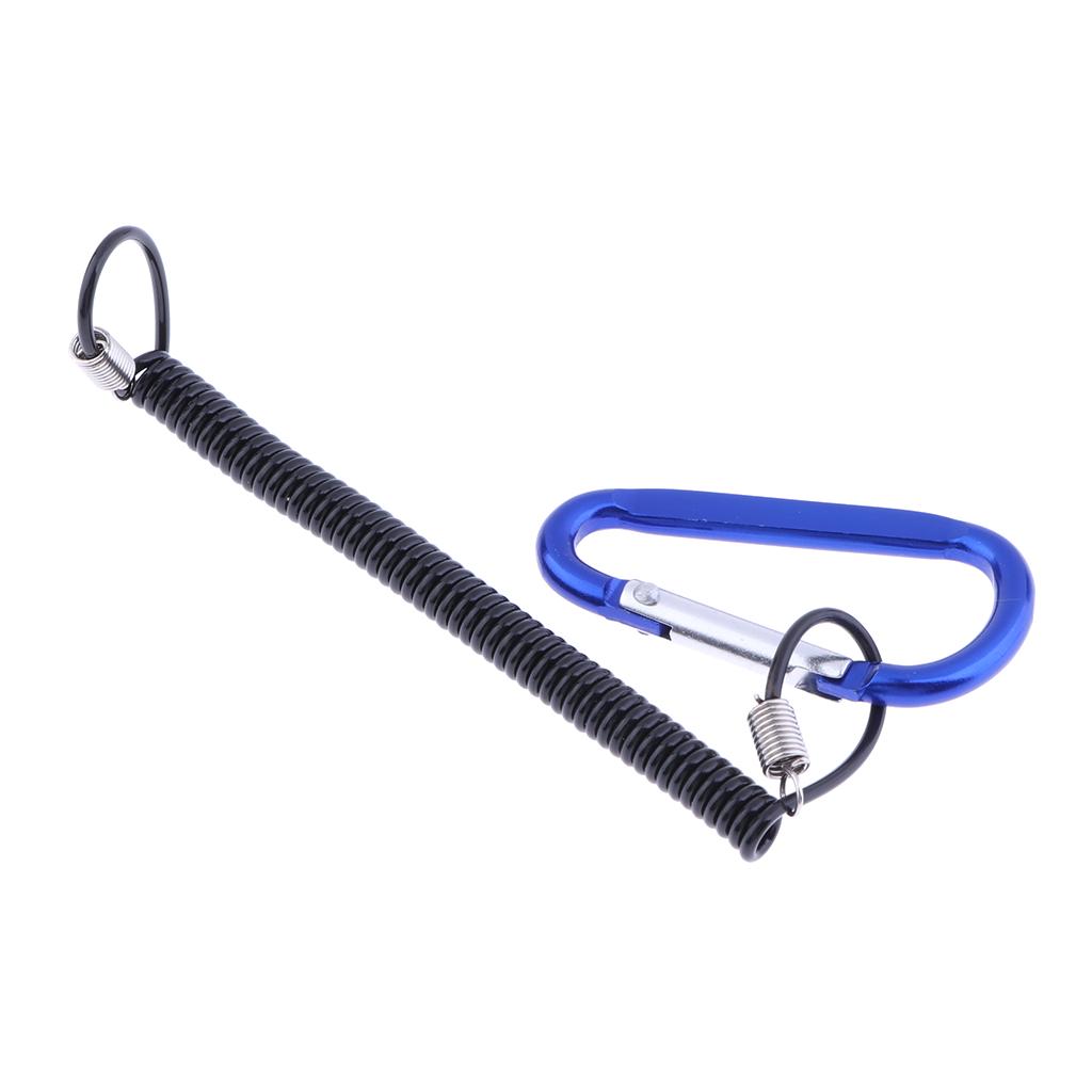 Buy Fishing Lanyard Accessories Plastic Retractable Coiled Tether with ...