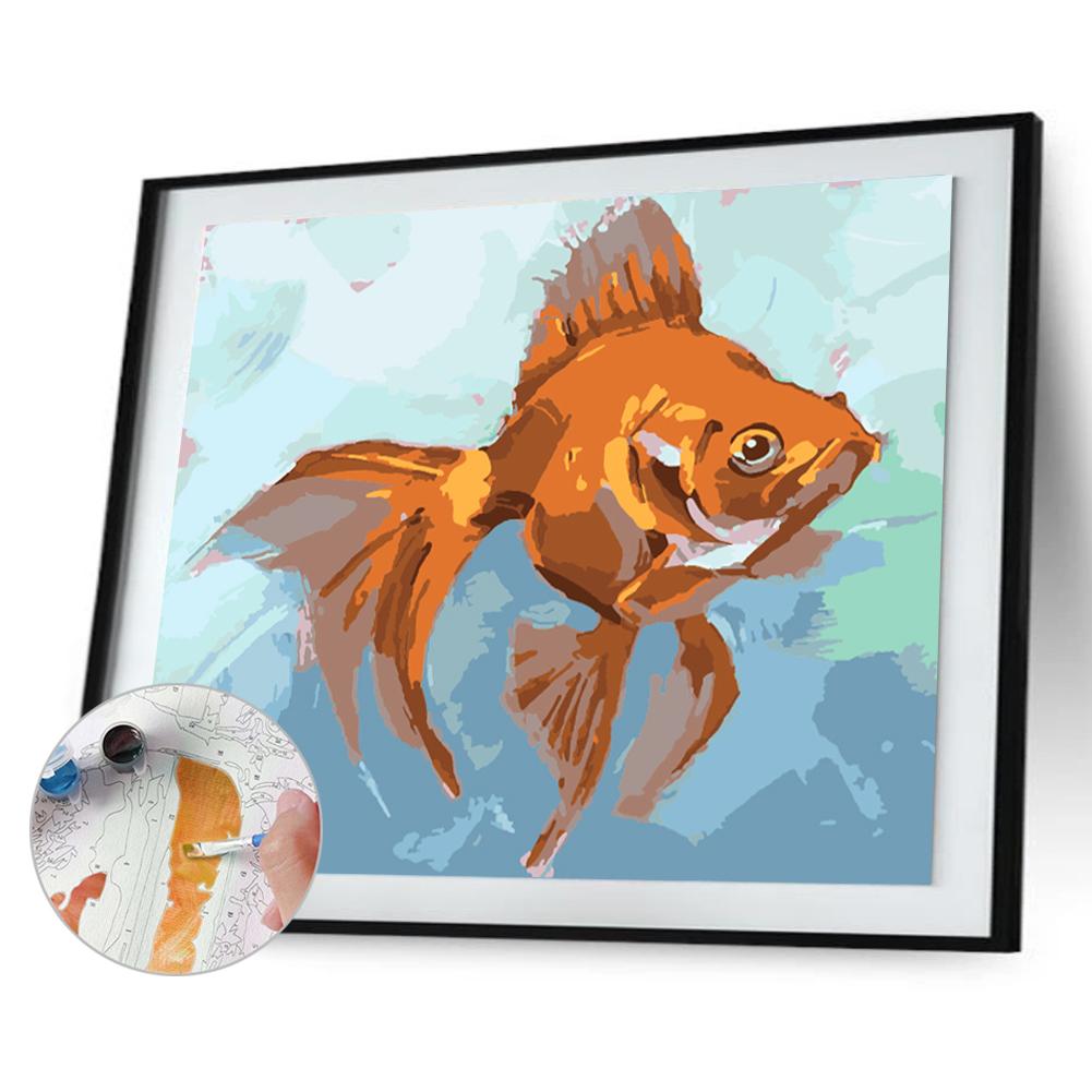 Buy Oil Paint Fish By Numbers Coloring Picture Digital Drawing L378 at ...