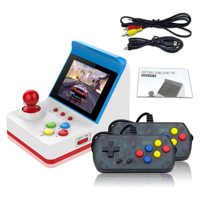 Buy Portable Retro Mini Handheld Game Console 3 Inch 8bit 360 Video ...