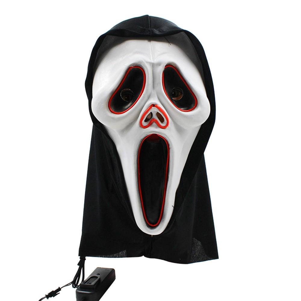Buy Portable Halloween Horror Mask Haunted House Bar Party Pretend ...